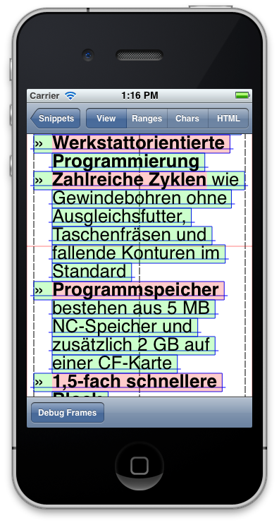 Dtcoretext Custom List Prefixes Cocoanetics 