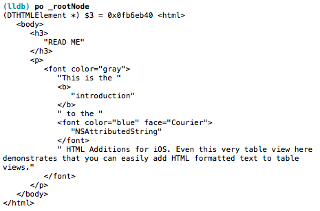 DTCoreText 1.1 | Cocoanetics