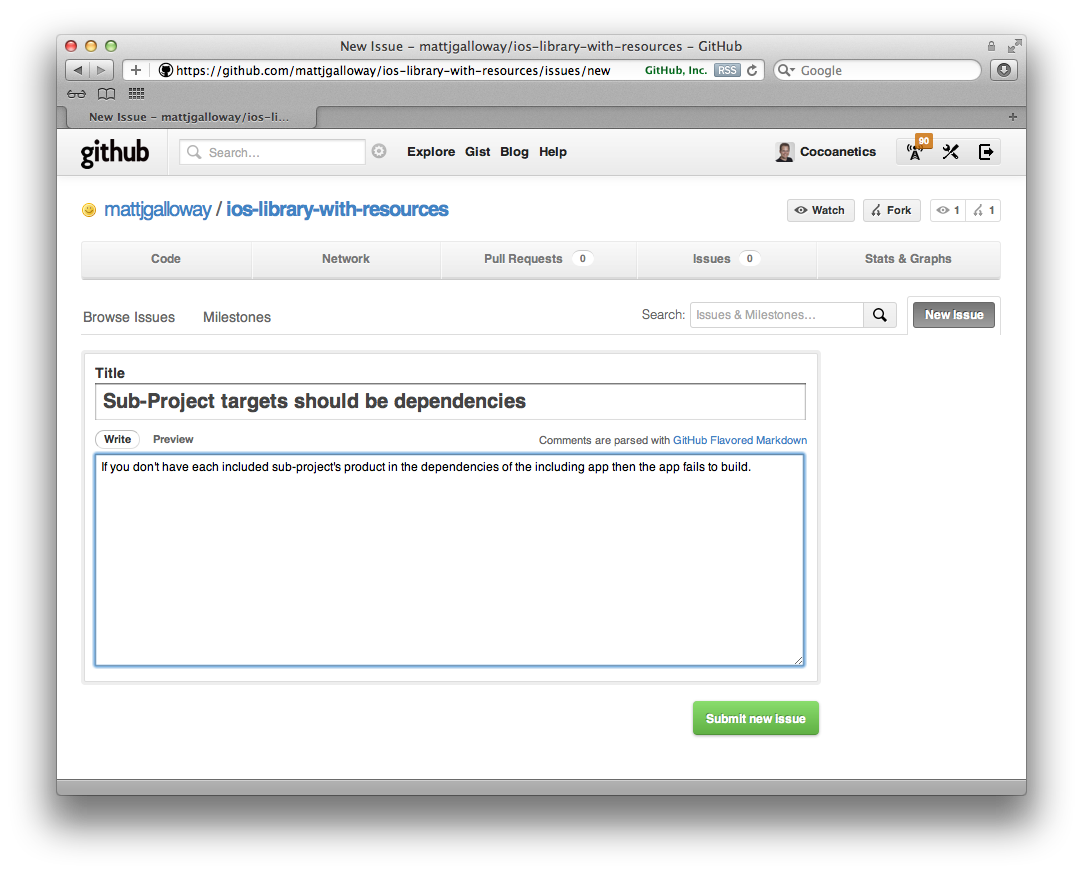 Github Fork Fix Pull Request Cocoanetics